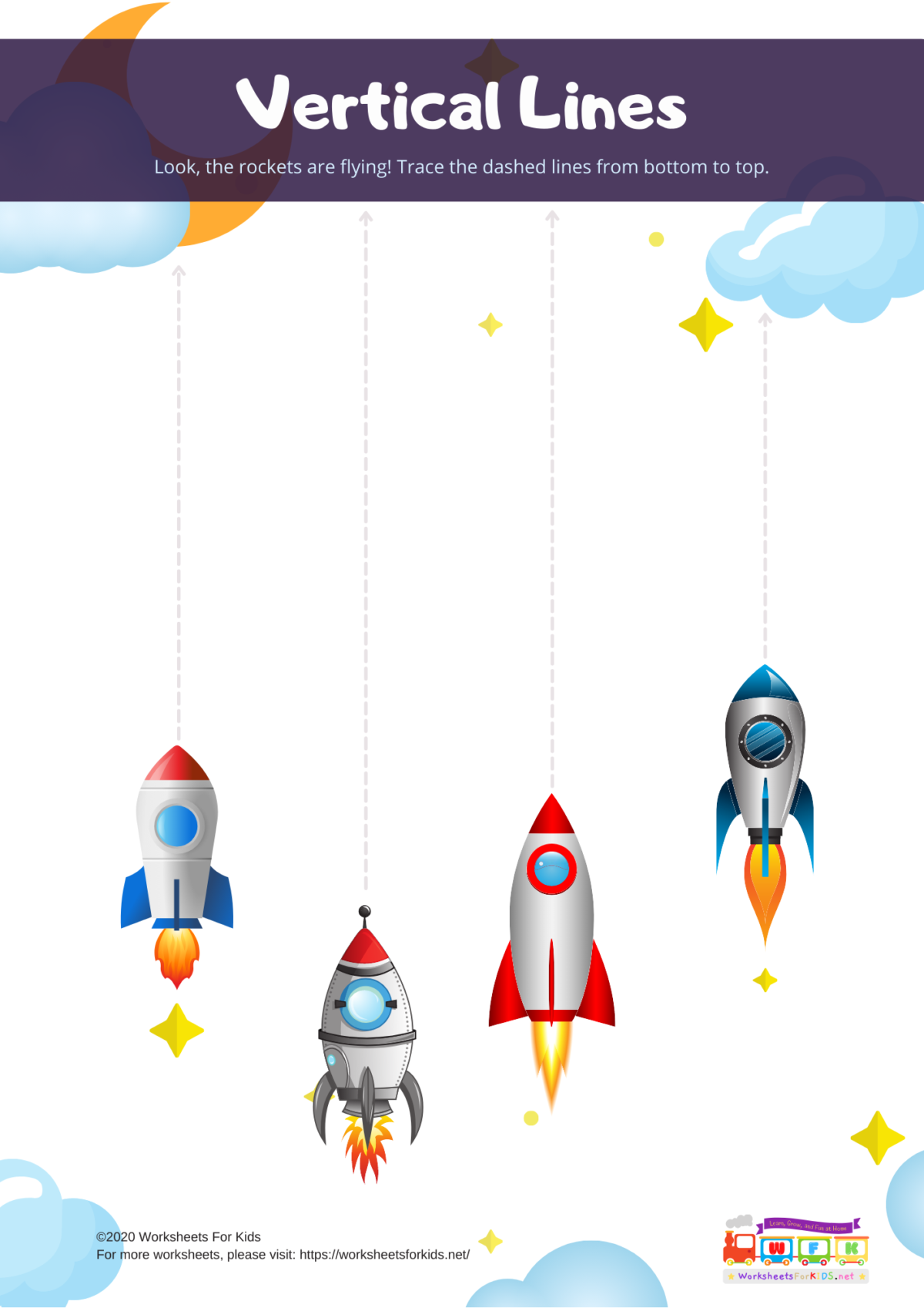 3. Tracing Lines – Vertical (Part 3)