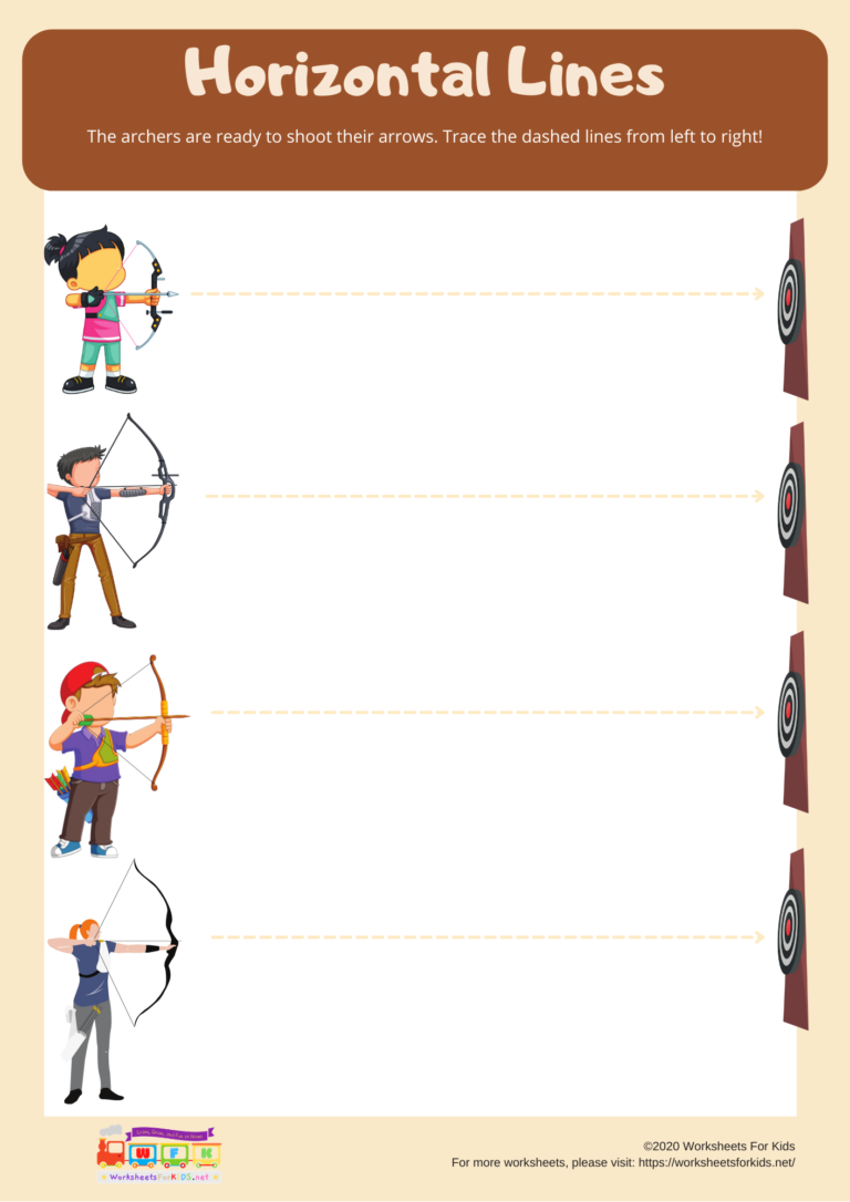 4. Tracing Lines – Horizontal (Part 1)