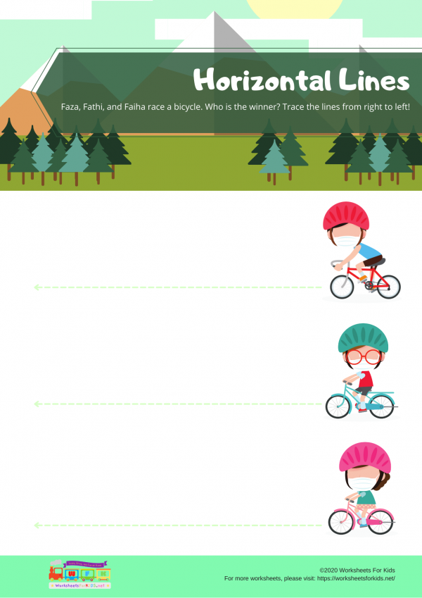 5. Tracing Lines – Horizontal (Part 2)